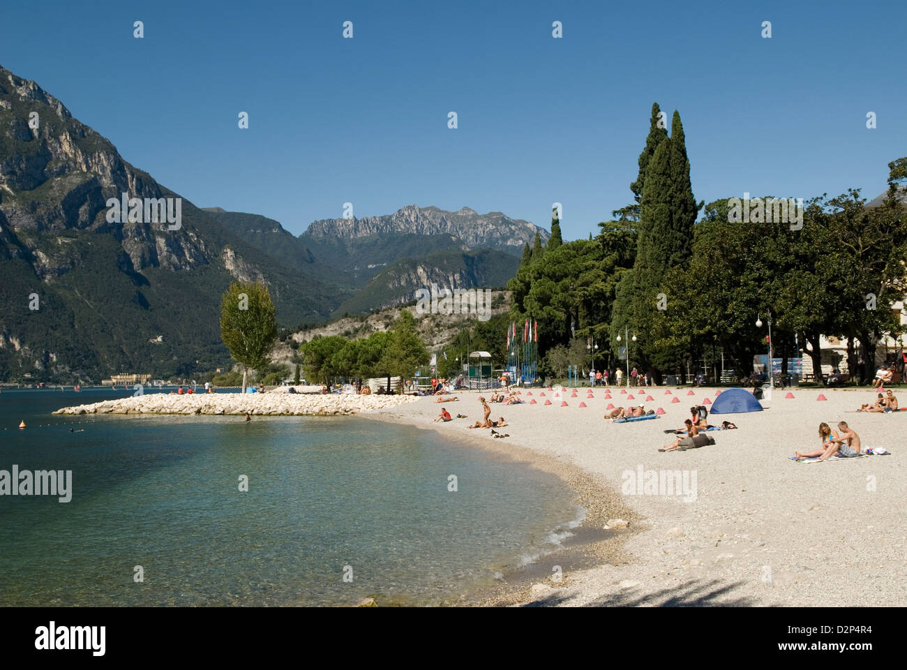 Torbole italy beach hi-res stock photography and images - Alamy