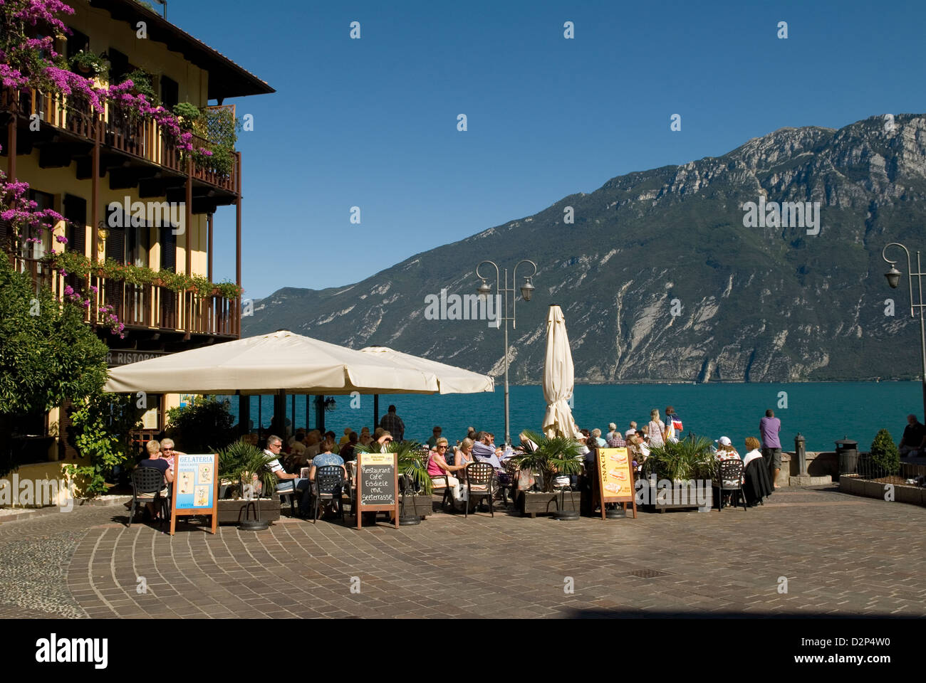 Limone sul Garda Lombardy Italy travel tourism Stock Photo - Alamy