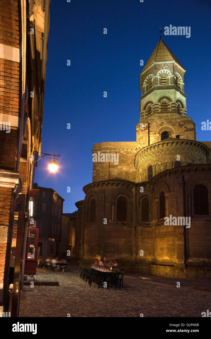 BASILICA OF SAINT JULIEN BRIOUDE HAUTE LOIRE AUVERGNE FRANCE Stock ...