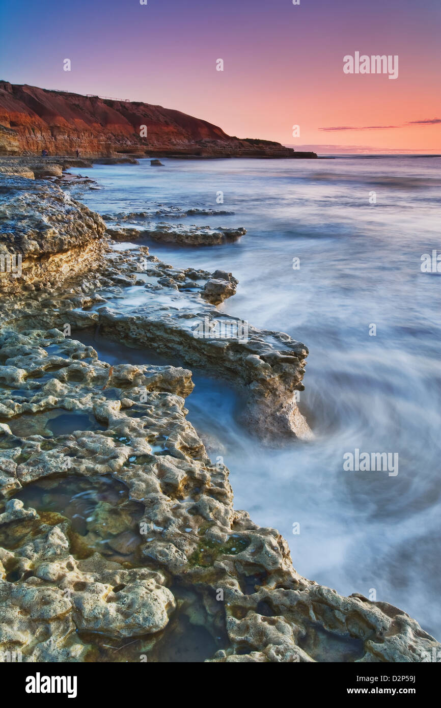 Breaking waves at rocky shore hi-res stock photography and images - Alamy