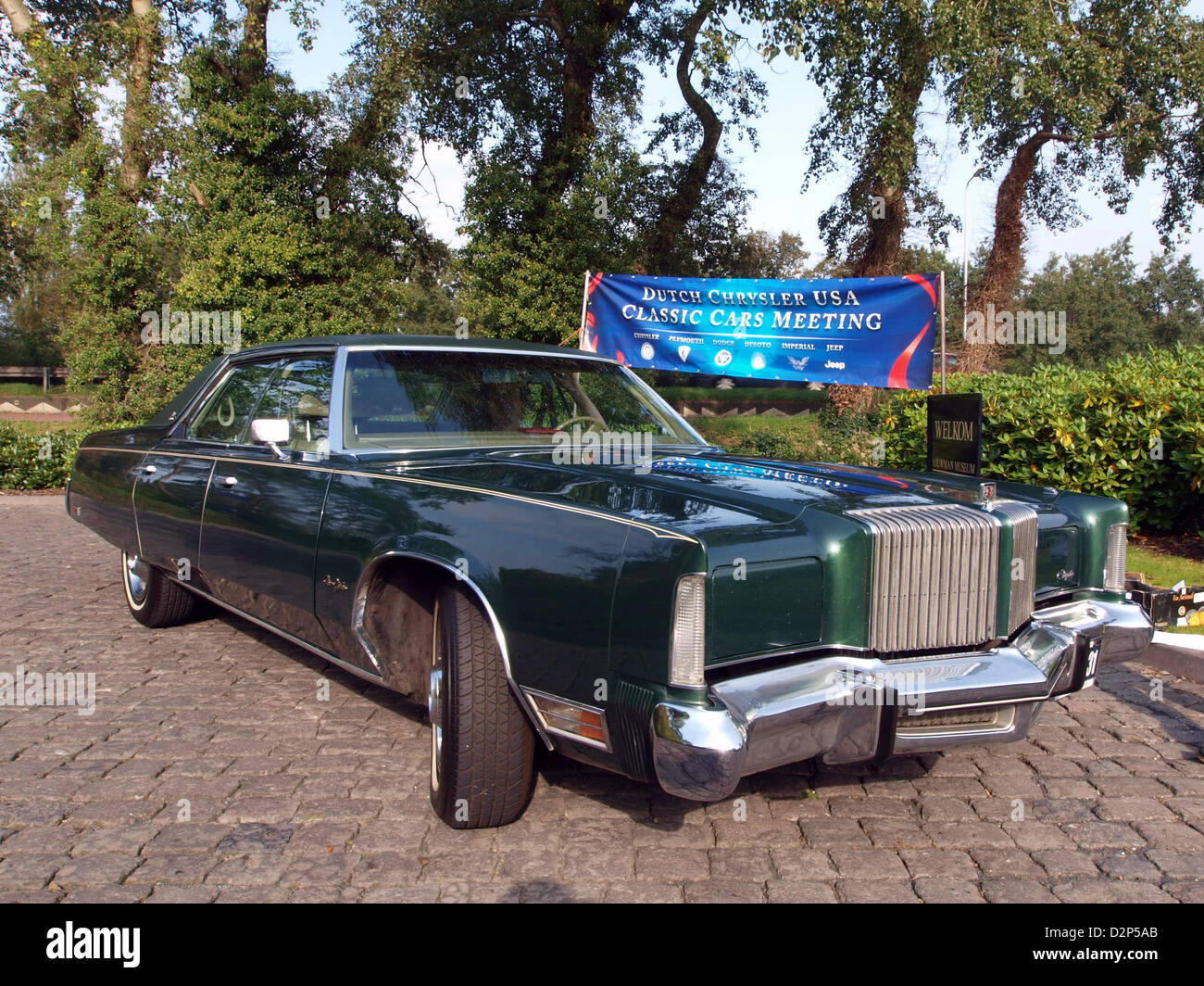 The Green Chrysler New Yorker is a classic American car from the mid ...