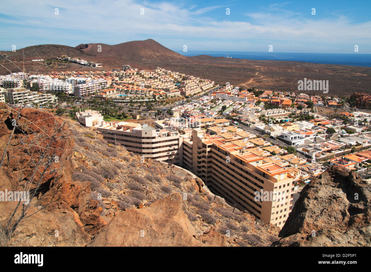 Ten-Bel village and beach in south Tenerife island Stock Photo - Alamy
