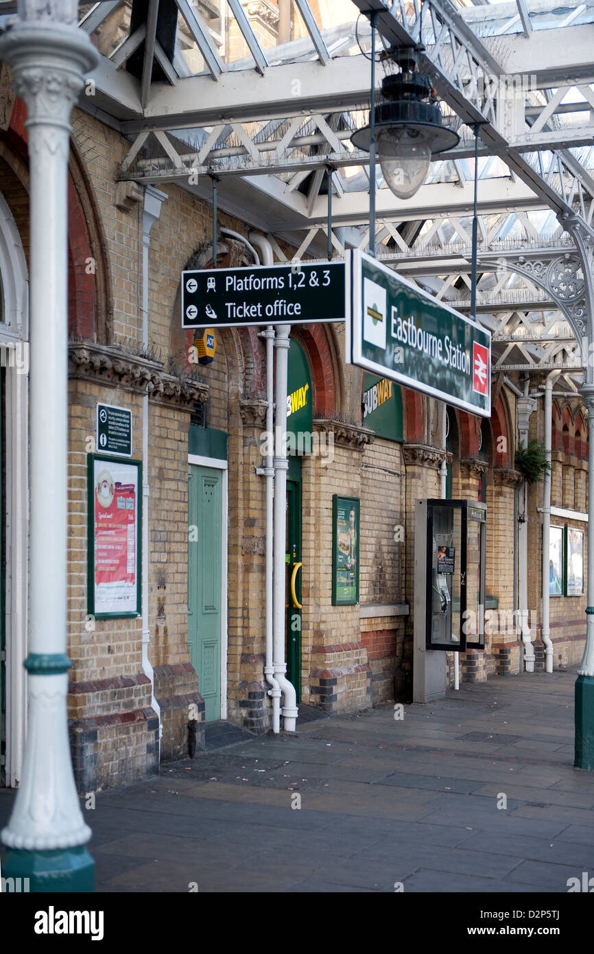 Eastbourne railway station hi-res stock photography and images - Alamy