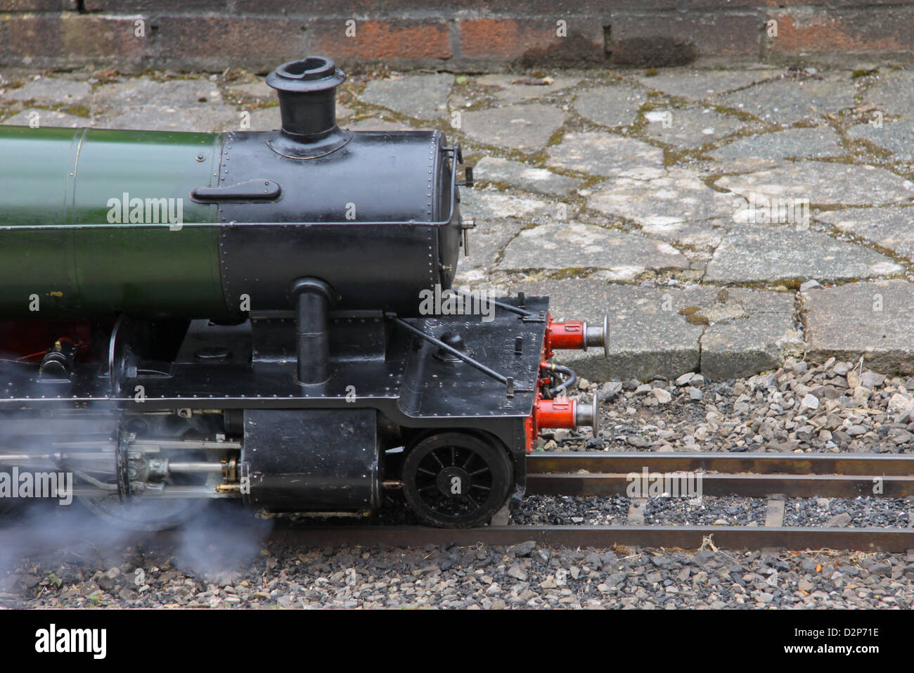 Miniature 2-8-0 steam locomotive Stock Photo - Alamy