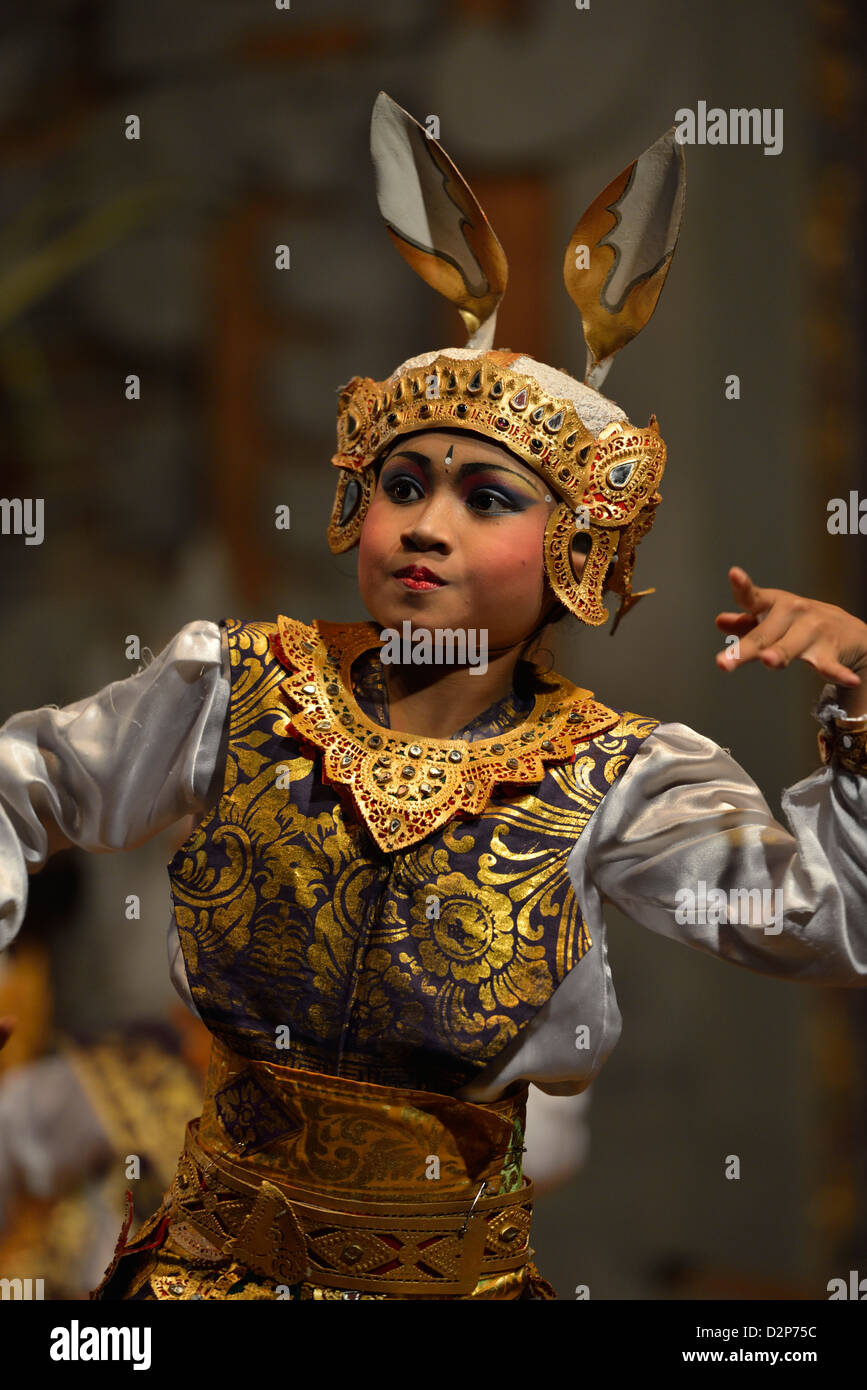 A bunny dressed balinese dancer in Ubud; Bali, Indonesia Stock Photo ...