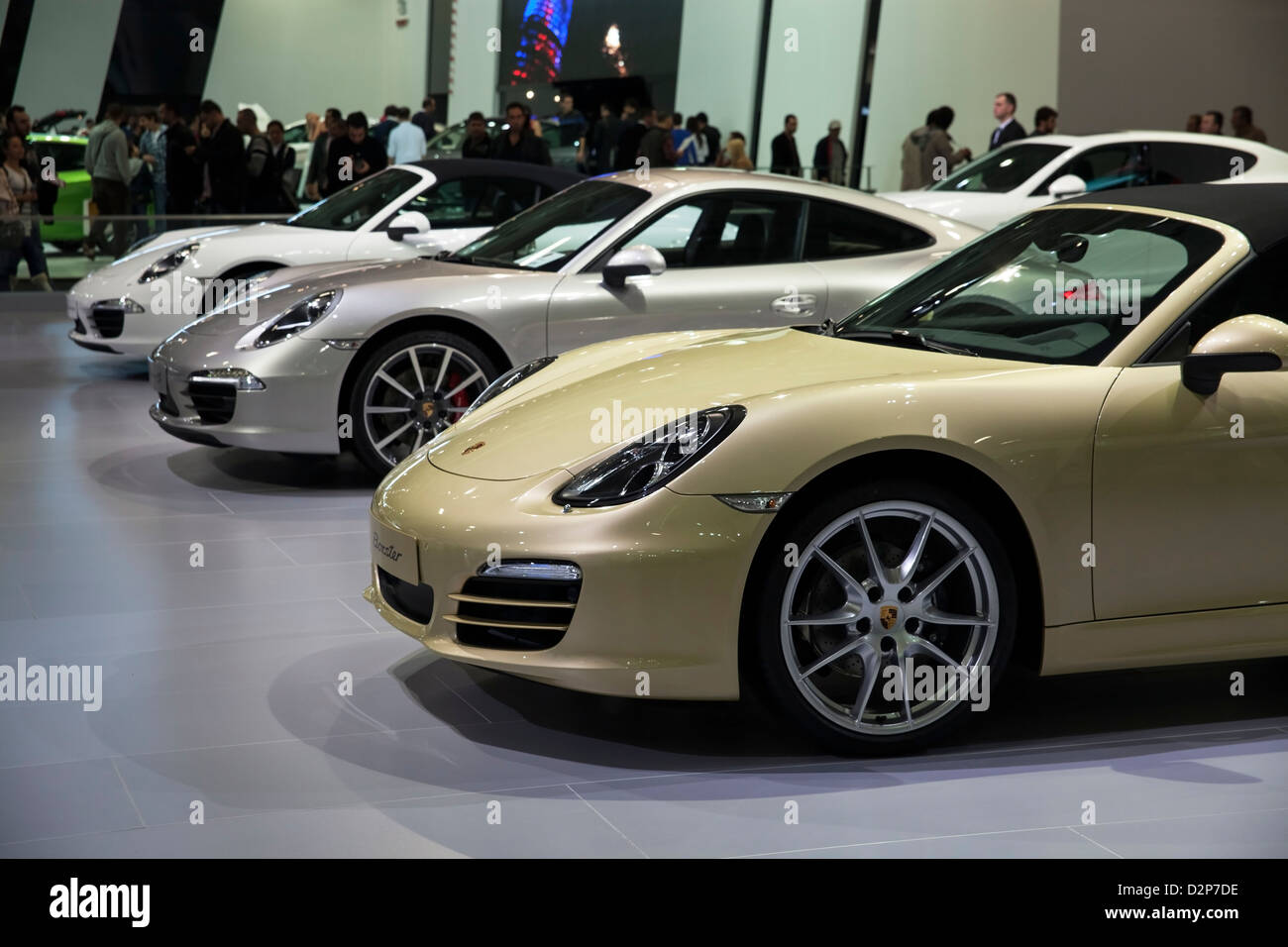 Istanbul,Turkey - November 11,2012: Istanbul Auto Show 2012 Porsche ...