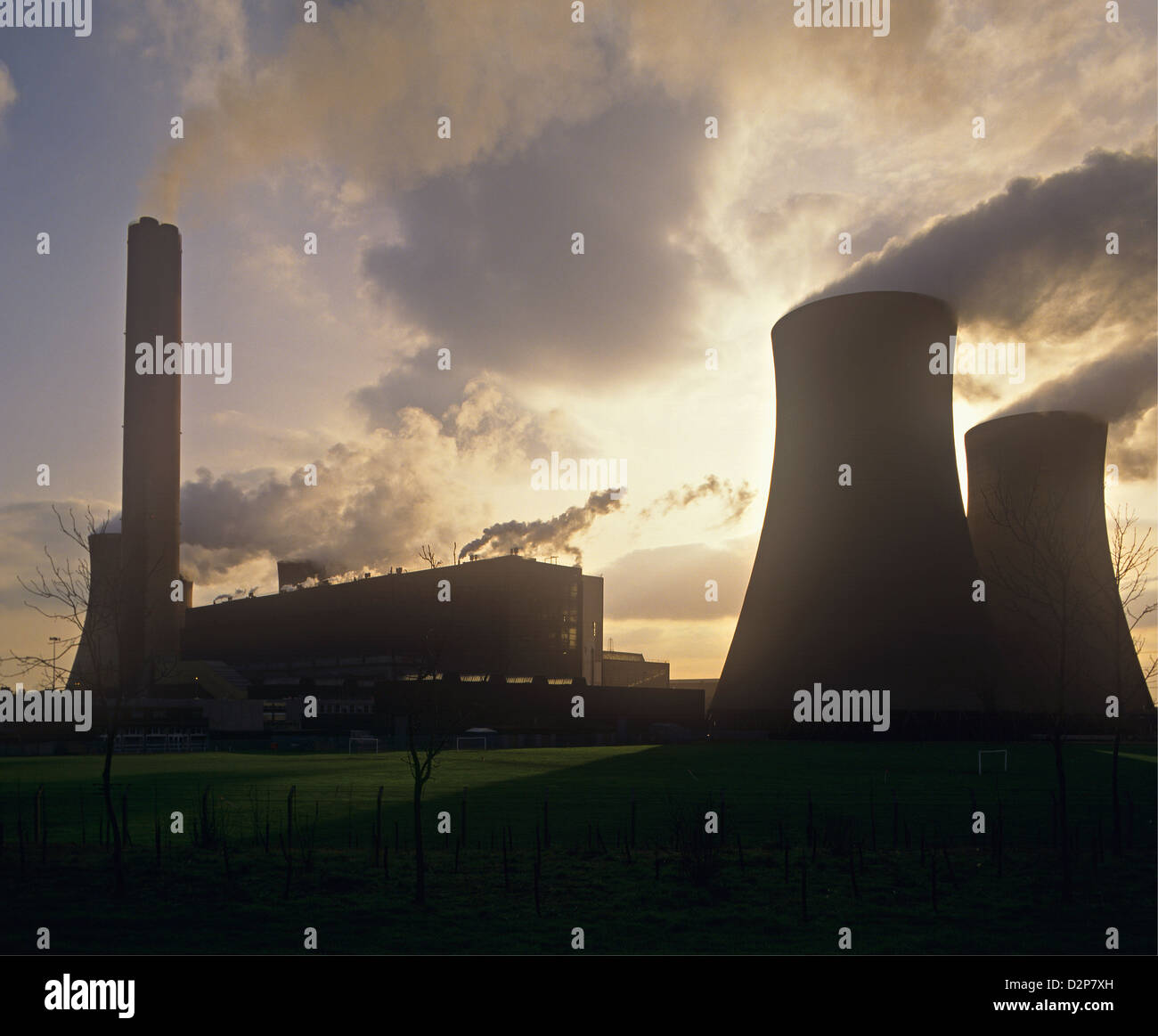 Coal-fired power station in central England Stock Photo - Alamy