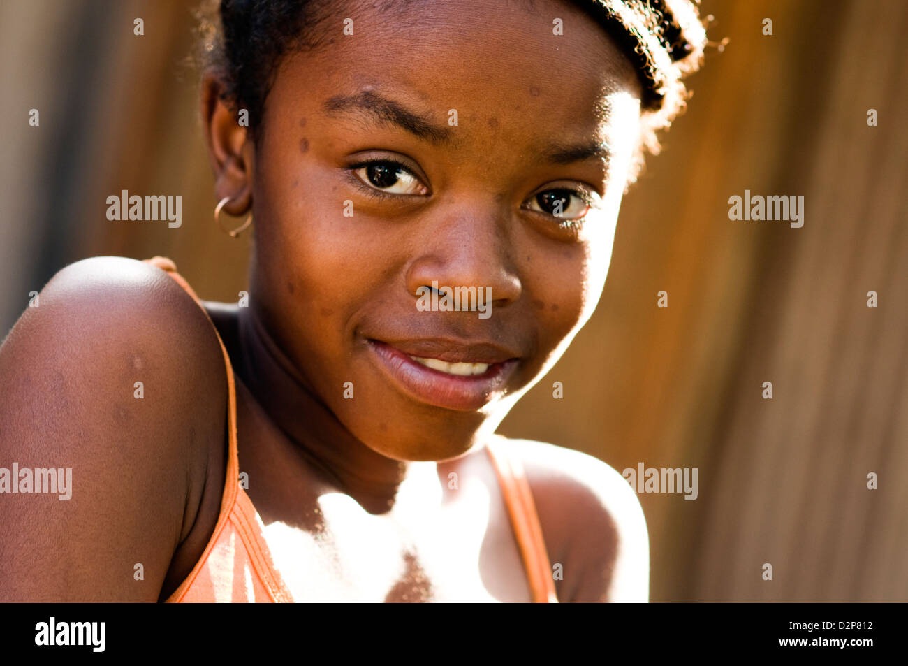 girl in sambava, madagascar Stock Photo - Alamy
