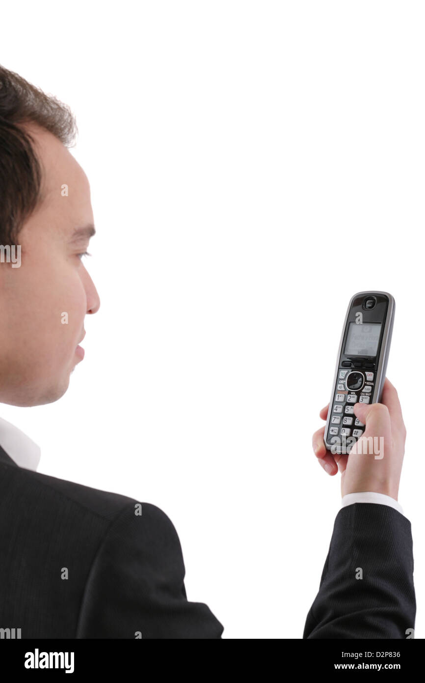 Back view professional caucasian man hi-res stock photography and ...
