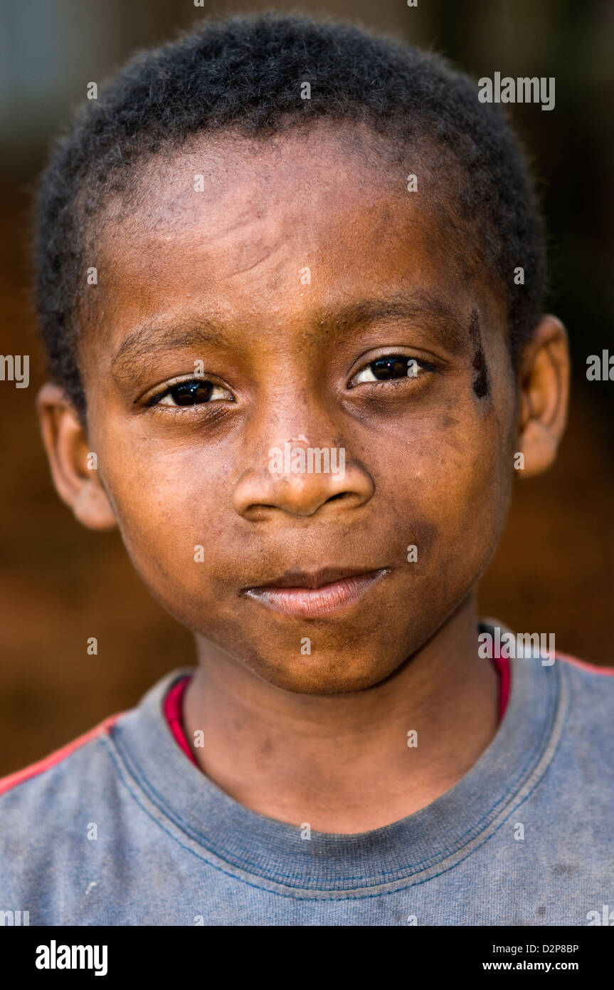 boy in sambava, madagascar Stock Photo - Alamy