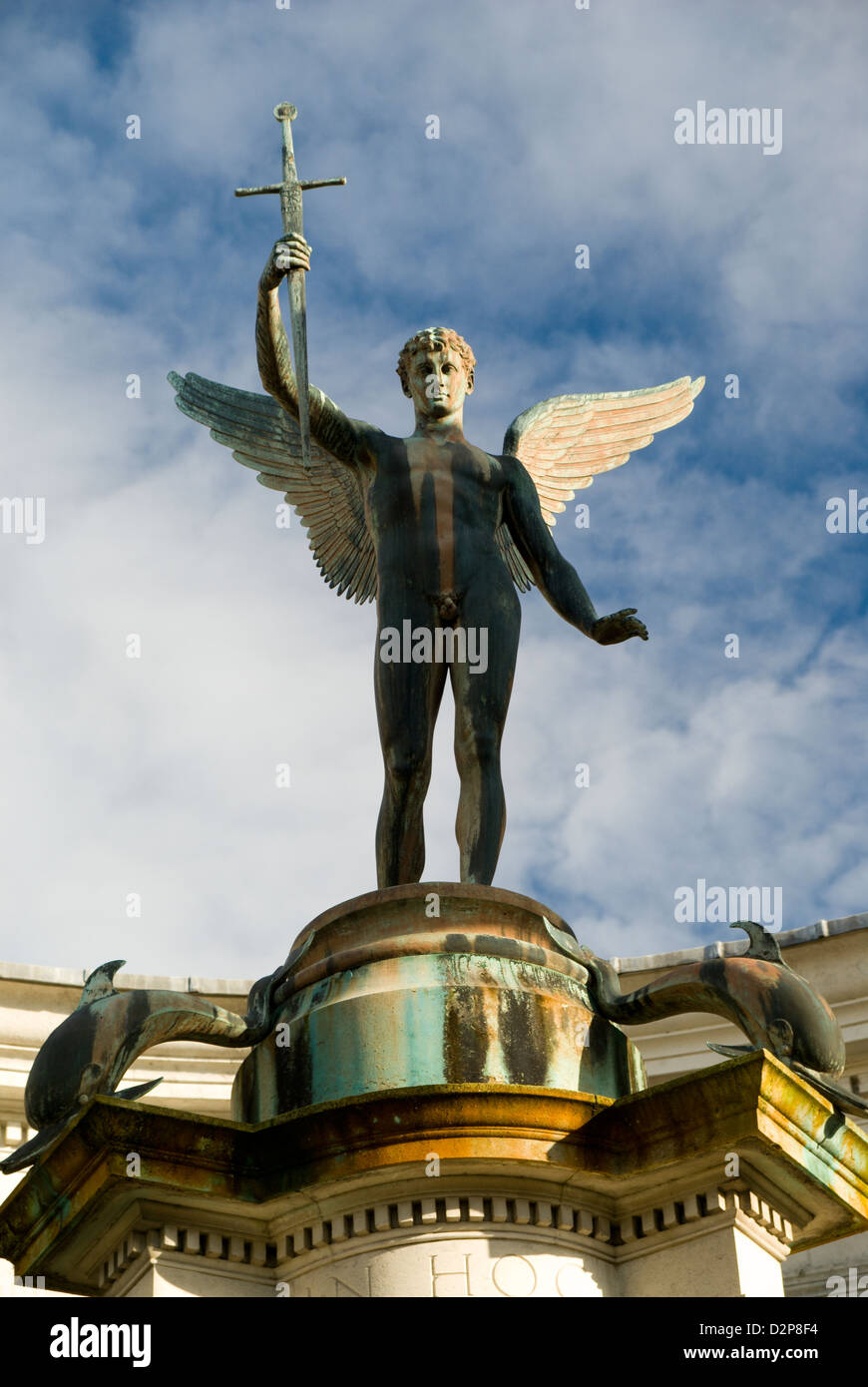 Angel with sword hi-res stock photography and images - Alamy