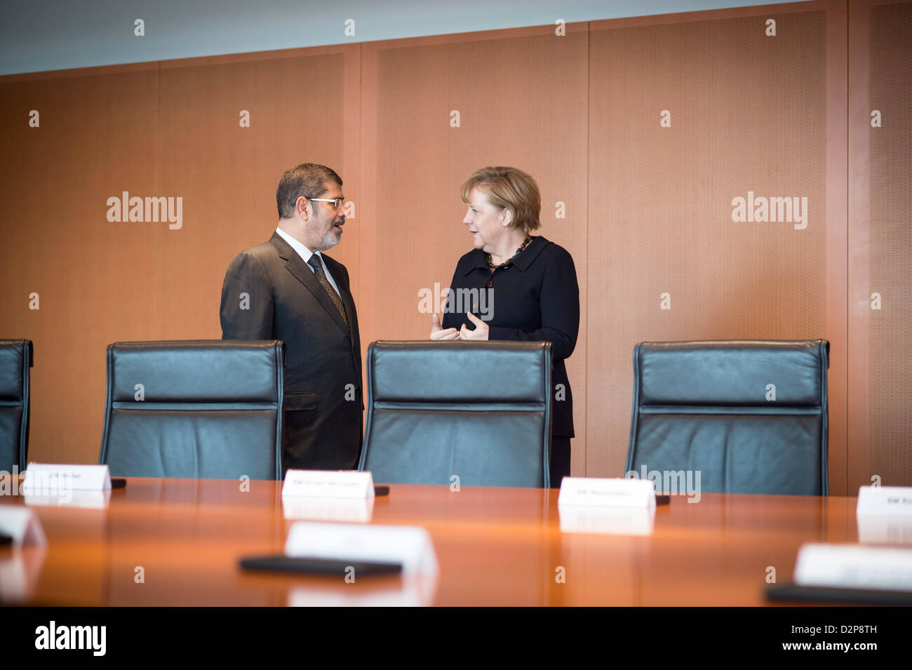 HANDOUT - A handout picture shows German Chancellor Angela Merkel ...