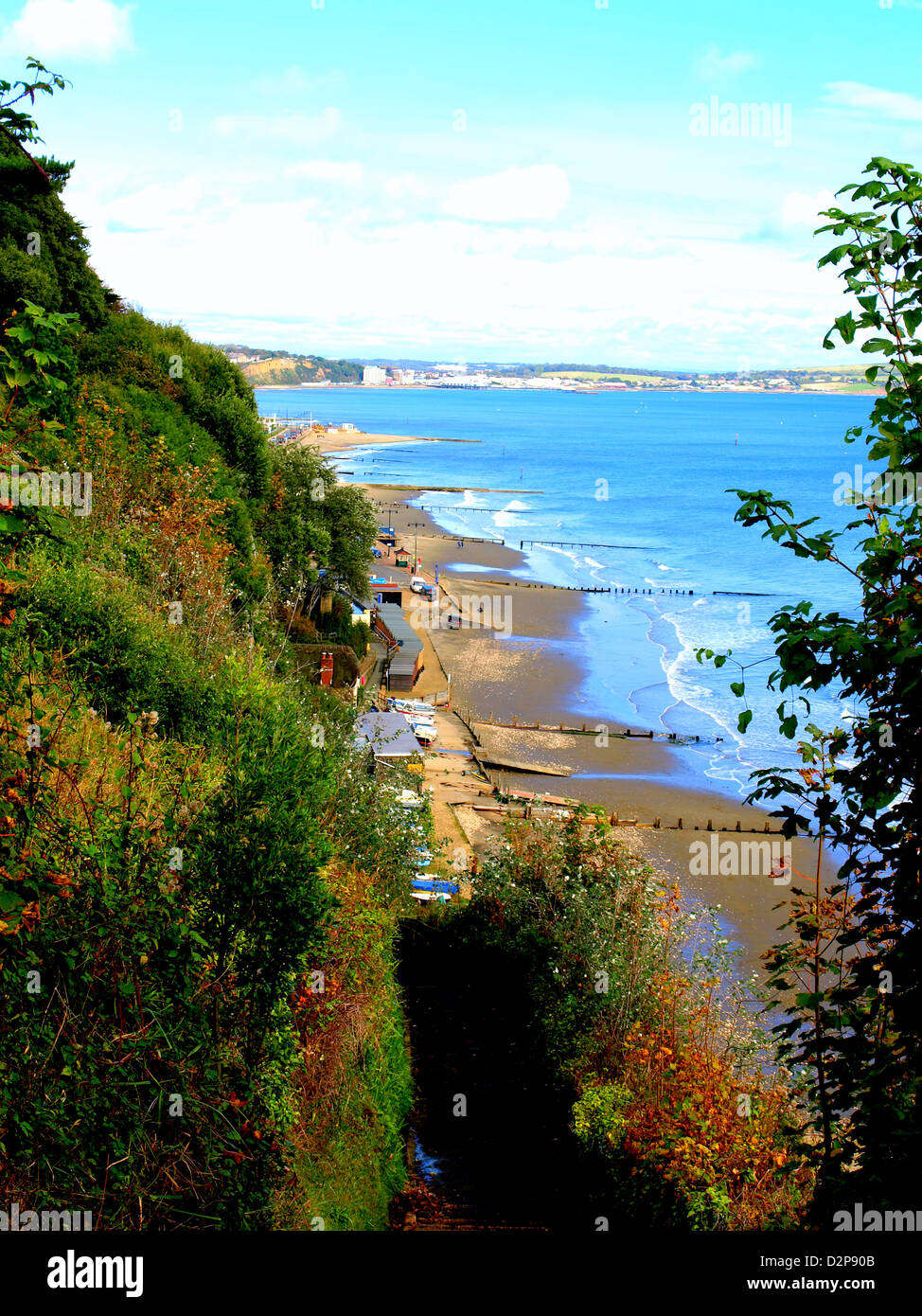 Shanklin beach from Appley steps, IOW Stock Photo - Alamy