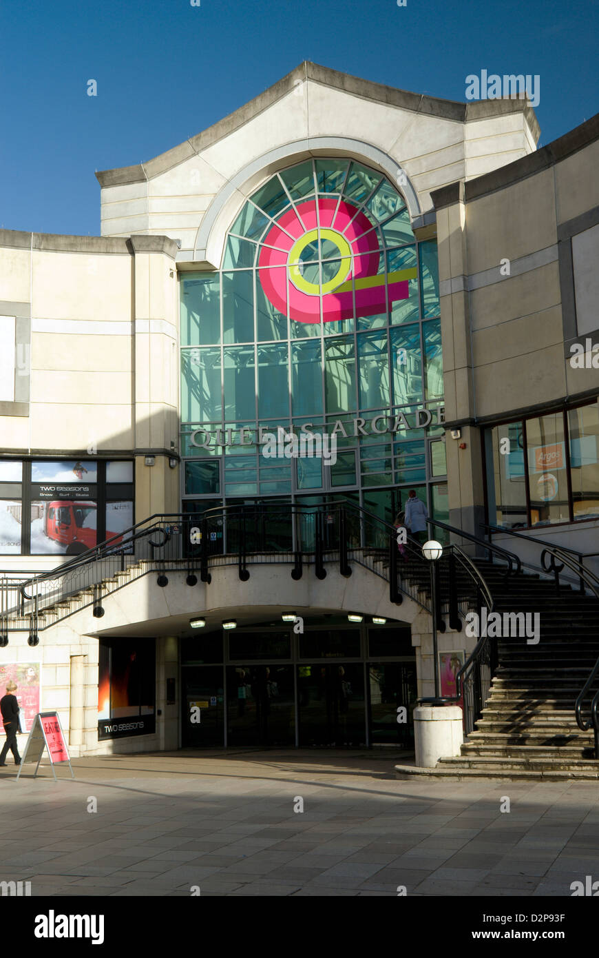 enterance to st davids shopping centre working street cardiff south ...