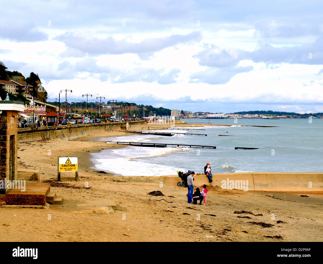 Shanklin beach in October, Isle of Wight Stock Photo - Alamy
