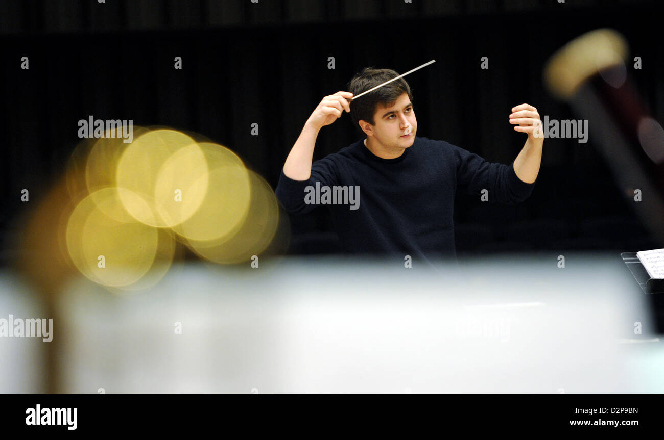 Fergus Macleod from Britain is seen during a rehearsal of International ...