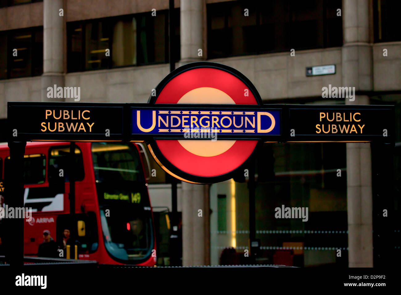 London Underground Signs Stock Photo - Alamy