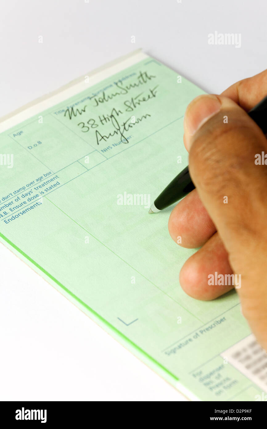 Nhs prescription hi-res stock photography and images - Alamy