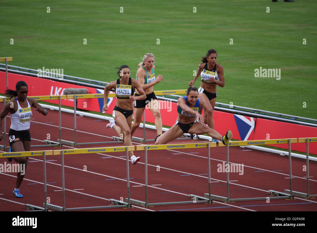 100m hurdles hi-res stock photography and images - Alamy