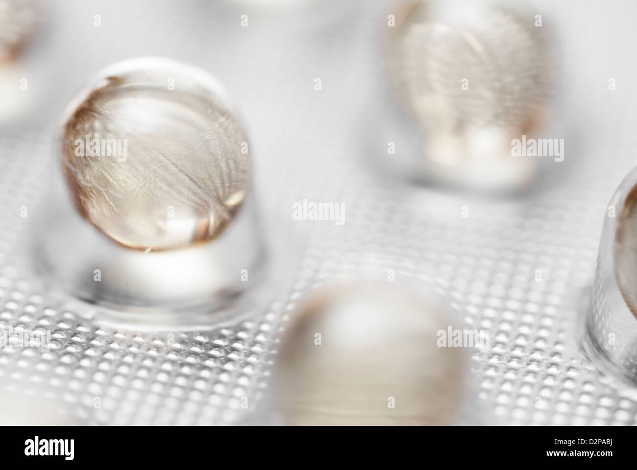Pills in silver packaging hi-res stock photography and images - Alamy