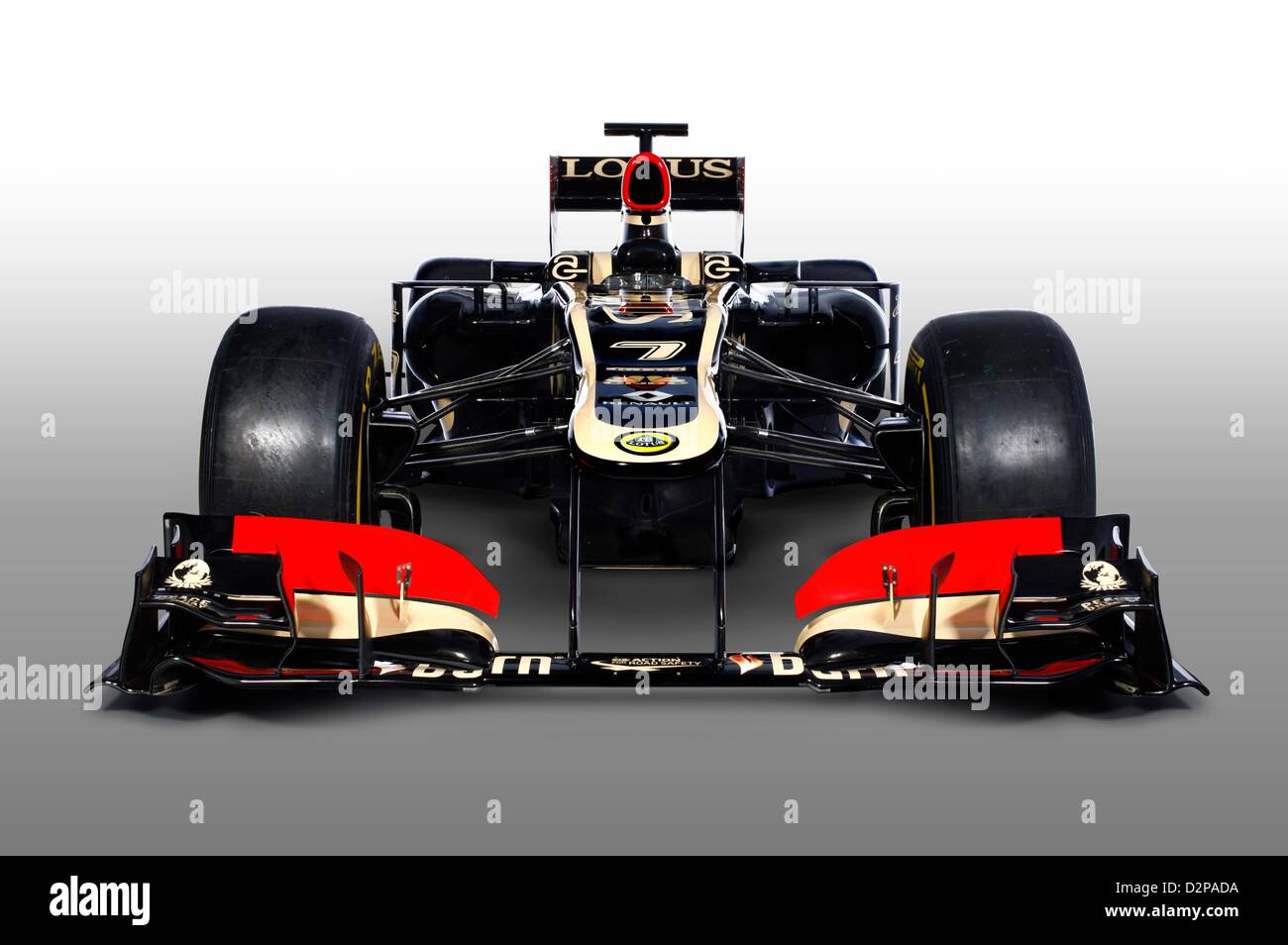 A HANDOUT picture shows the new Lotus E21 in Oxfordshire, Great Britain ...