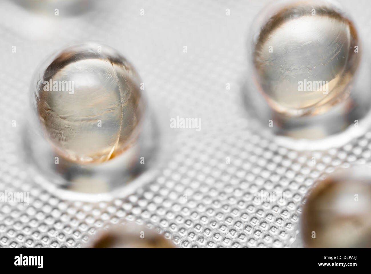 Pills in silver packaging hi-res stock photography and images - Alamy