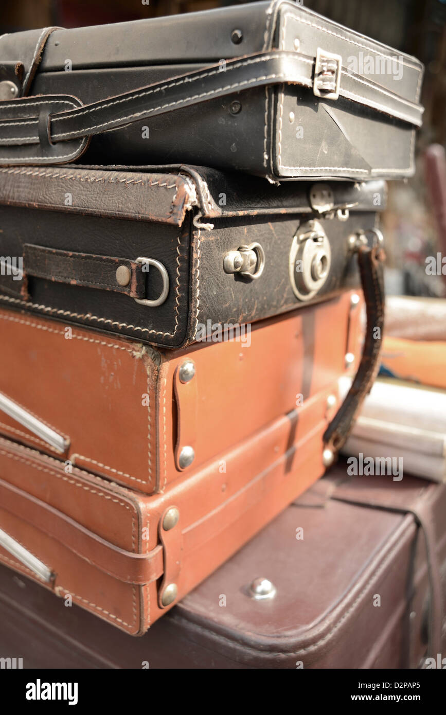 Briefcases stacked hi-res stock photography and images - Alamy