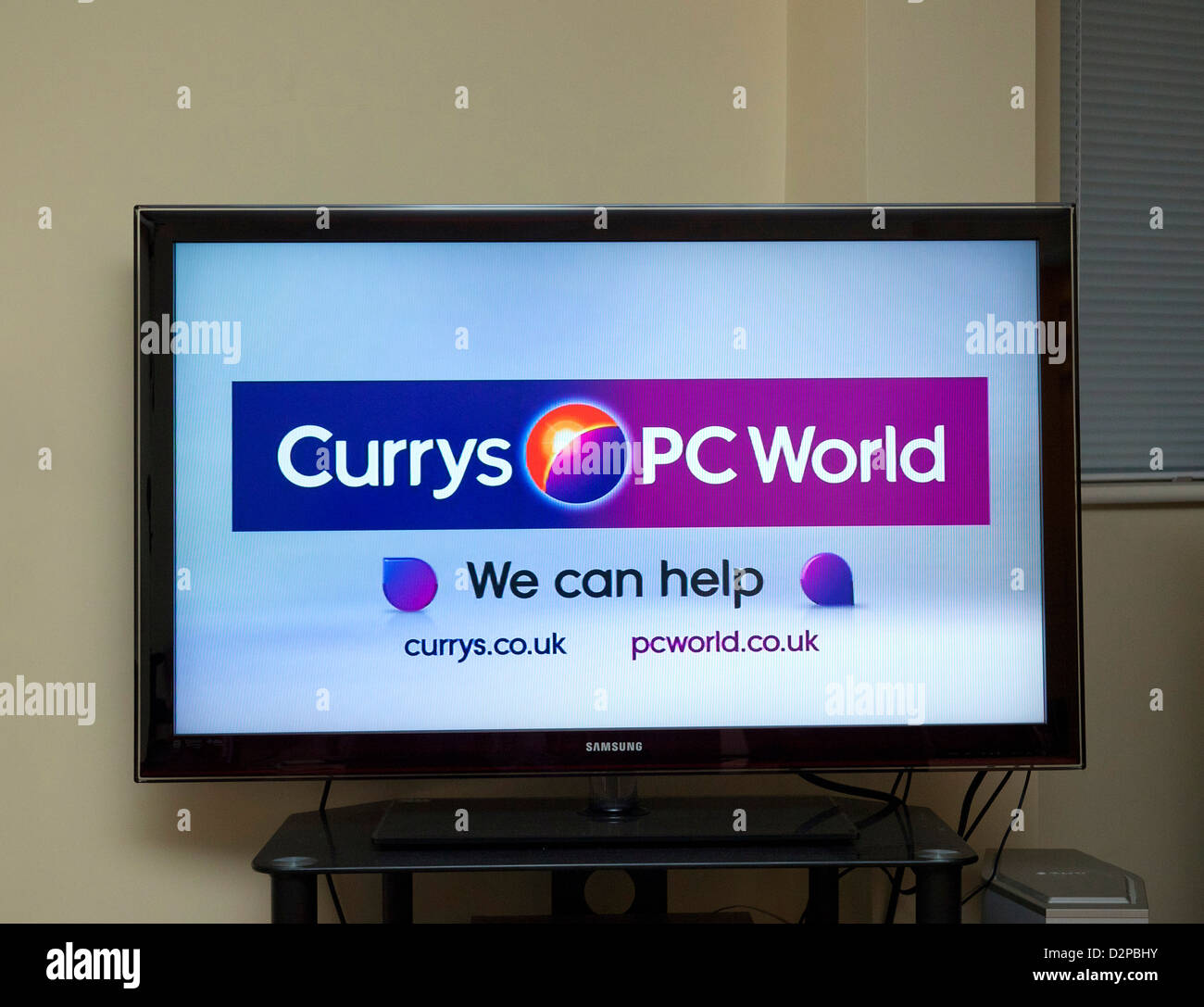 Currys / PC World advertisement in the UK Stock Photo - Alamy