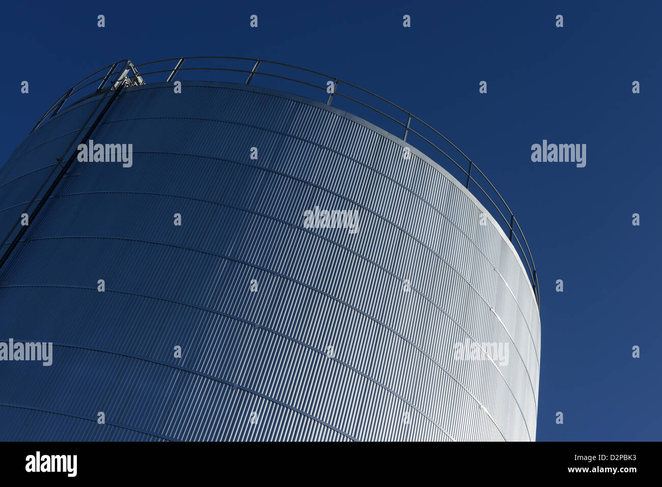 storage tanks at an industrial production plant and processing facility ...