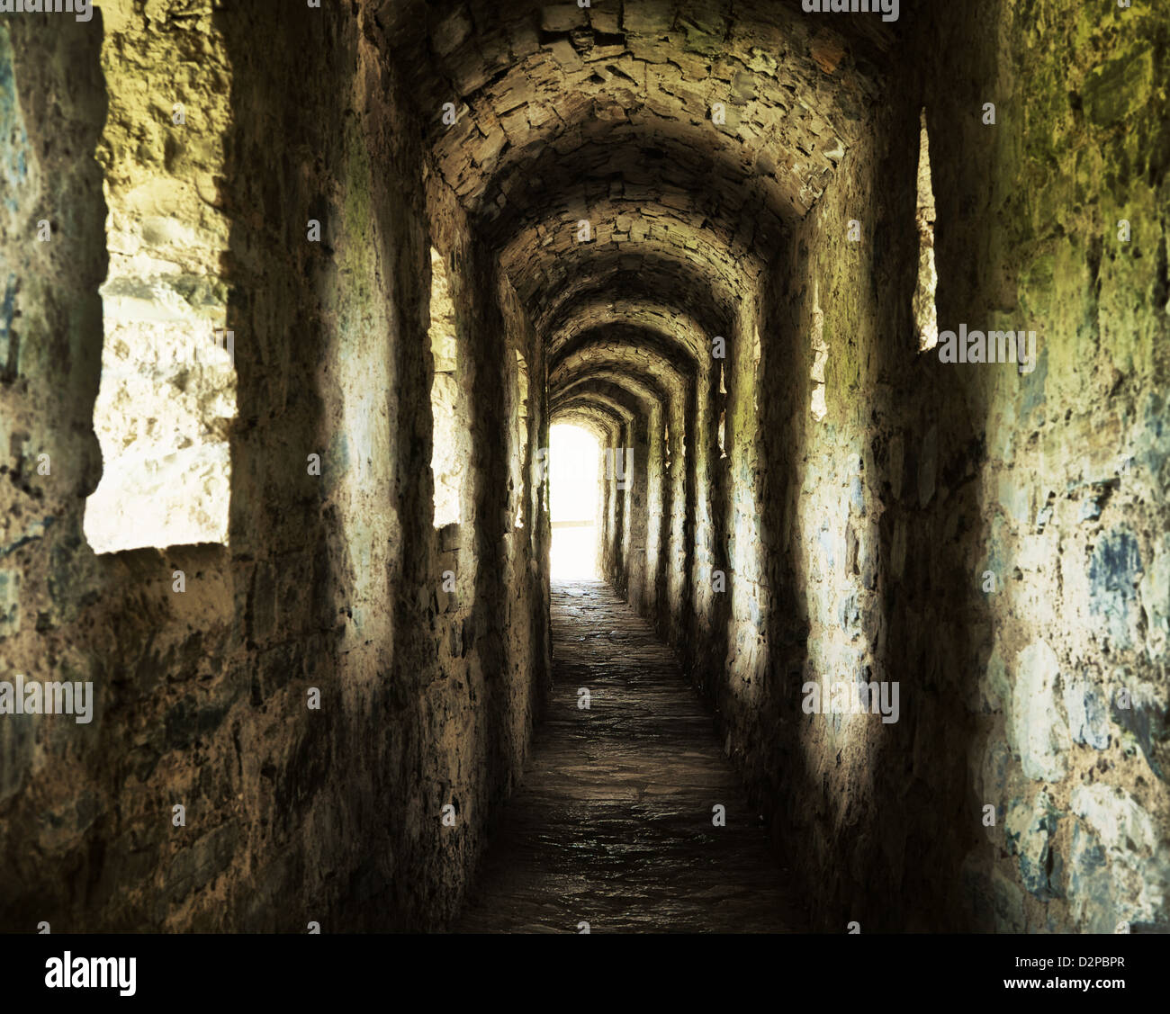 Arched windows castle hi-res stock photography and images - Alamy