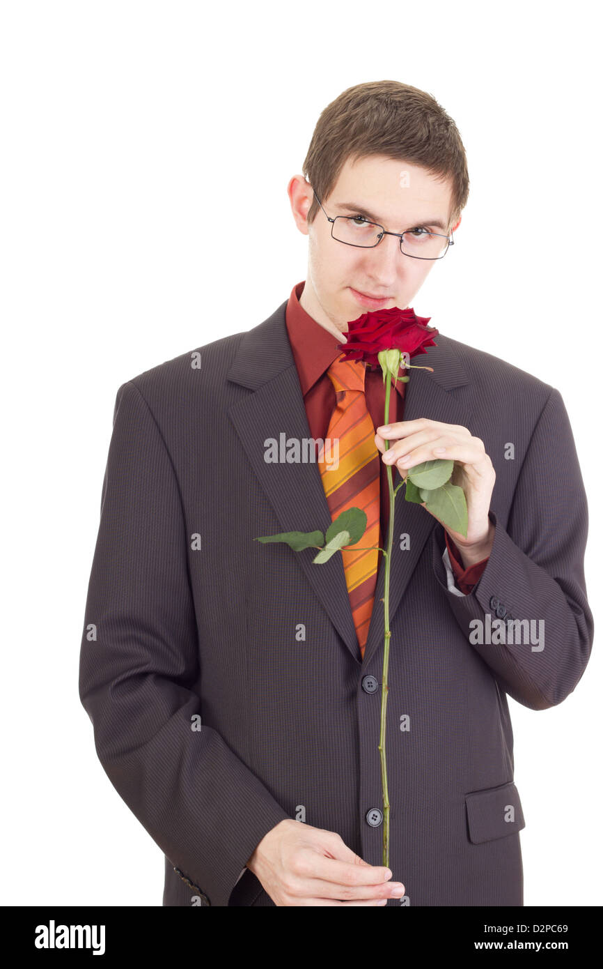 Man with a rose hi-res stock photography and images - Alamy
