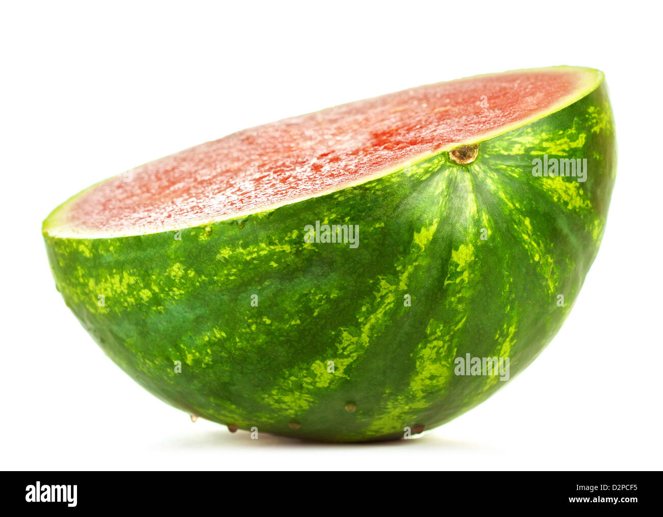 fresh half of watermelon isolated on white Stock Photo - Alamy