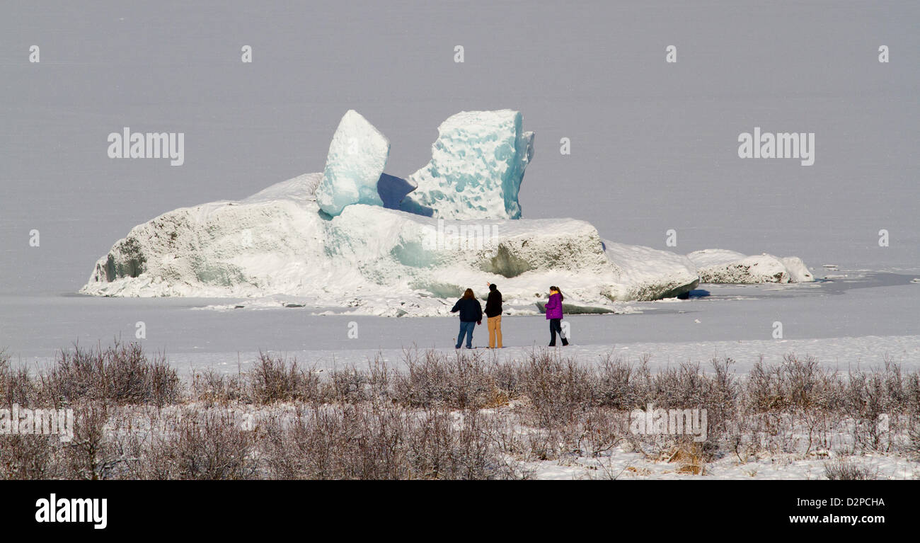 iceberg and people Stock Photo - Alamy