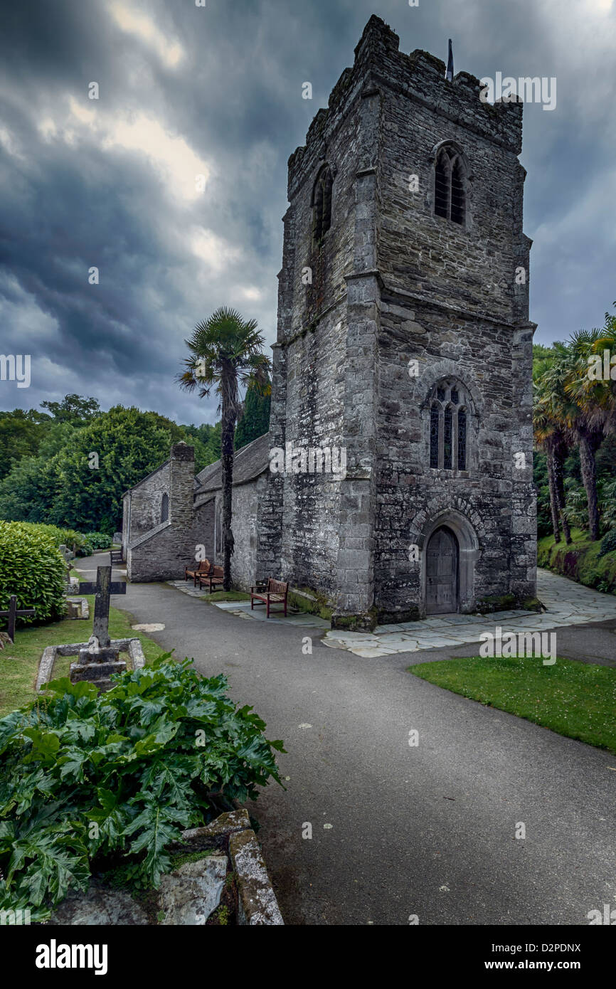 church with dramatic sky Stock Photo - Alamy