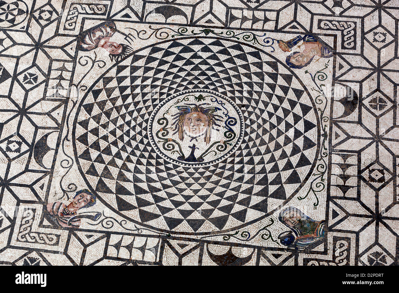 Roman mosaic medusa hi-res stock photography and images - Alamy