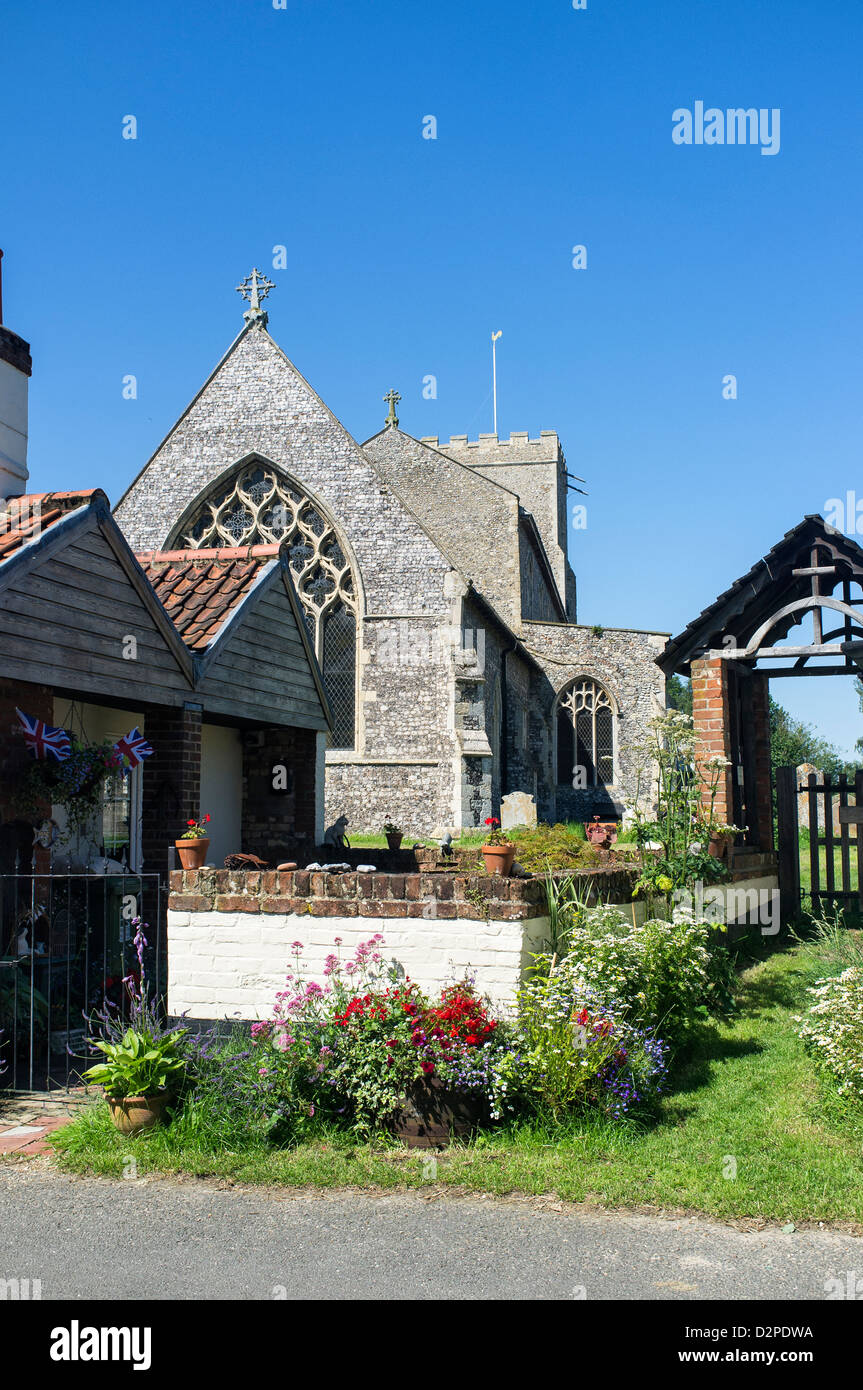 Courtyard Garden in Front of St Catherine's Church in the Village of ...