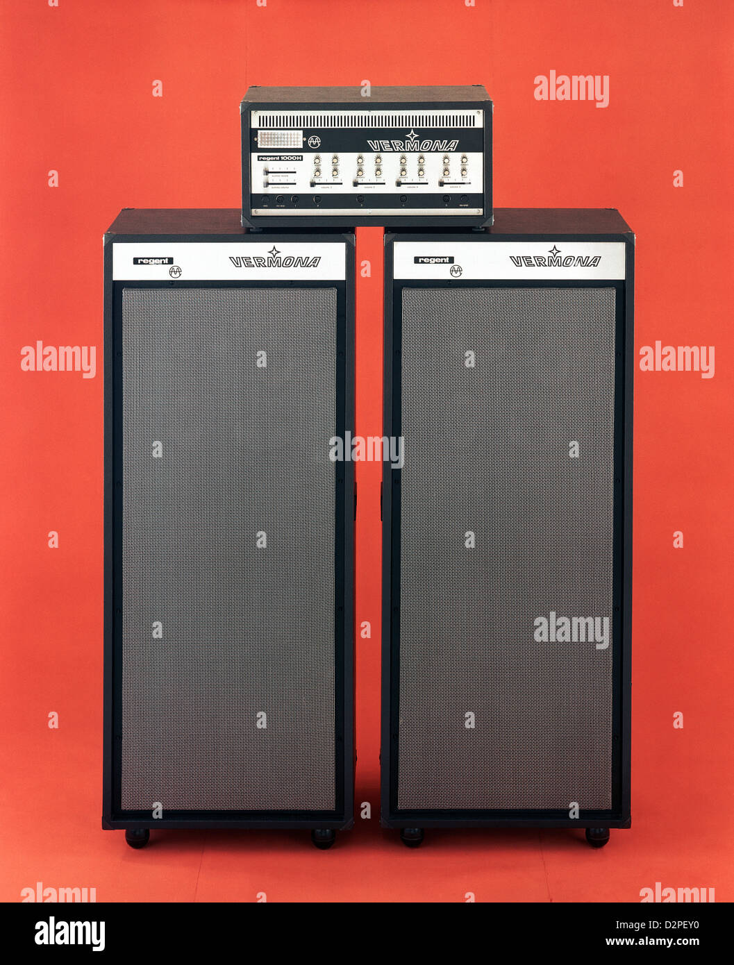 Berlin, GDR, the company Vermona Amplifier Stock Photo - Alamy