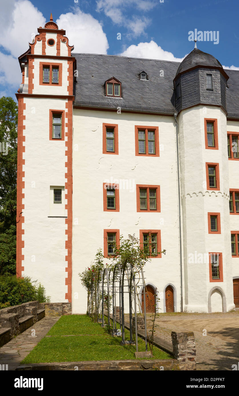 The historic renaissance palace in Hadamar Stock Photo - Alamy
