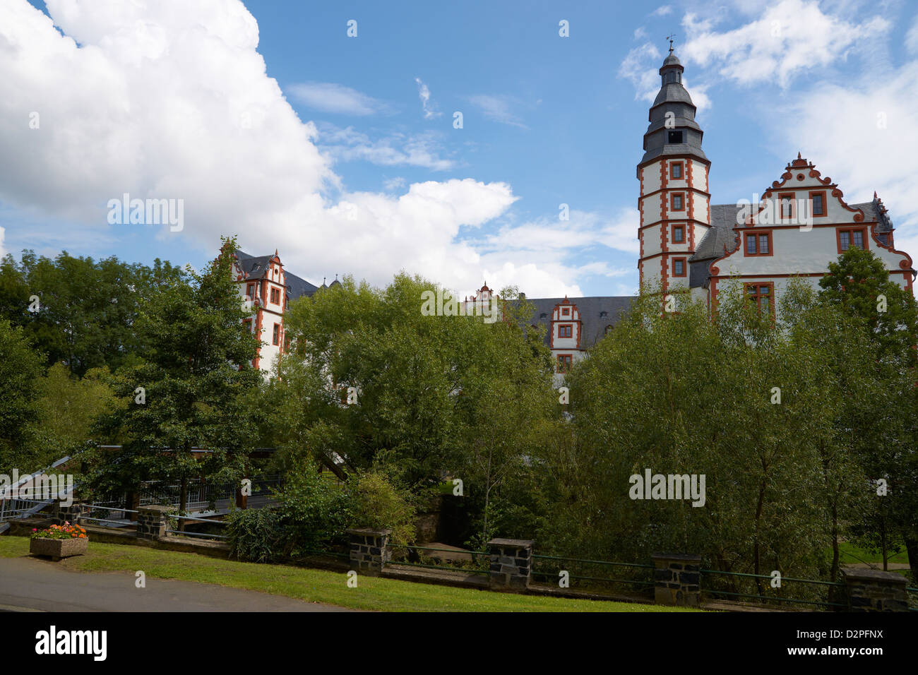 The historic renaissance palace in Hadamar Stock Photo - Alamy