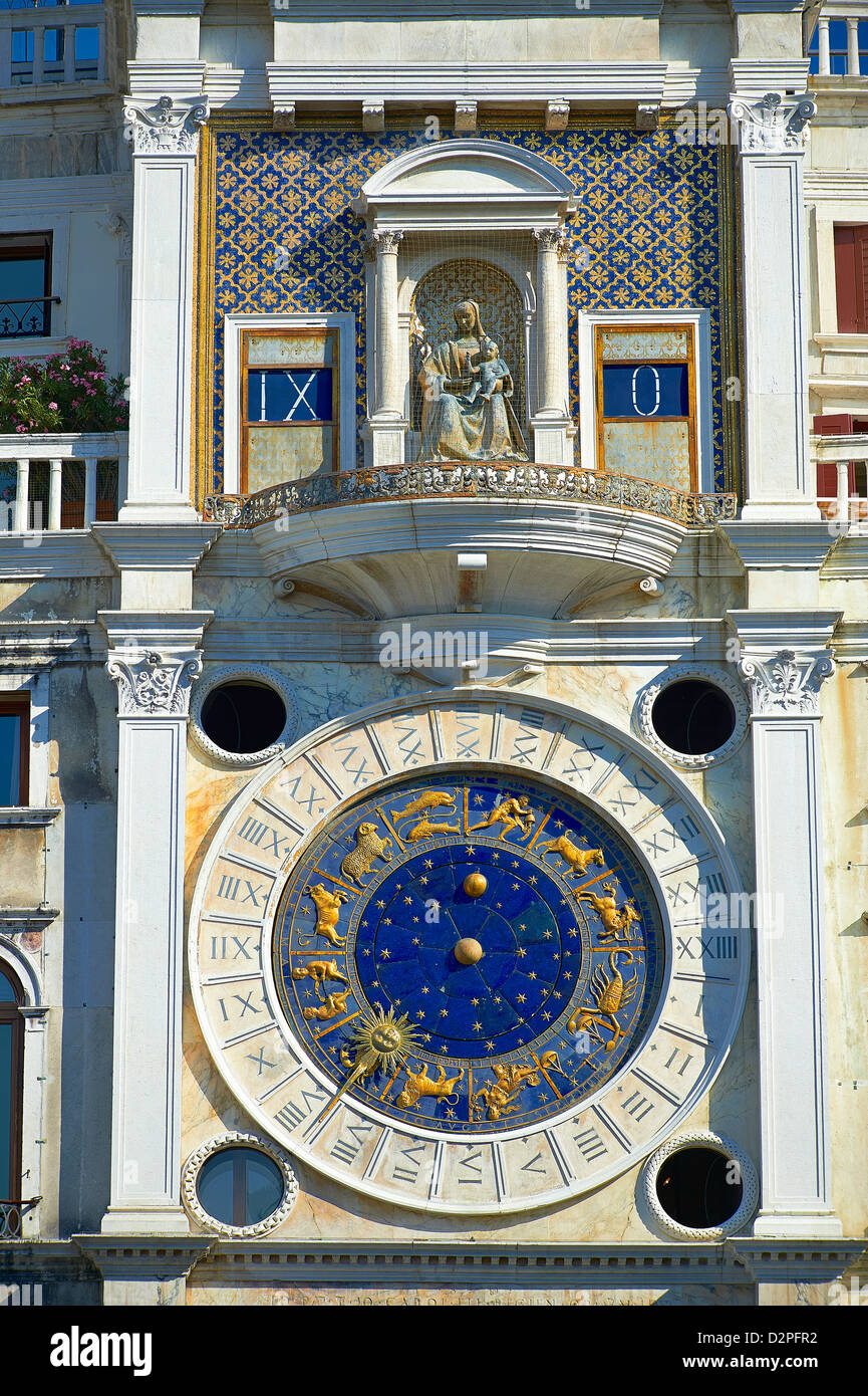 Venetian astronomical clock face hi-res stock photography and images ...