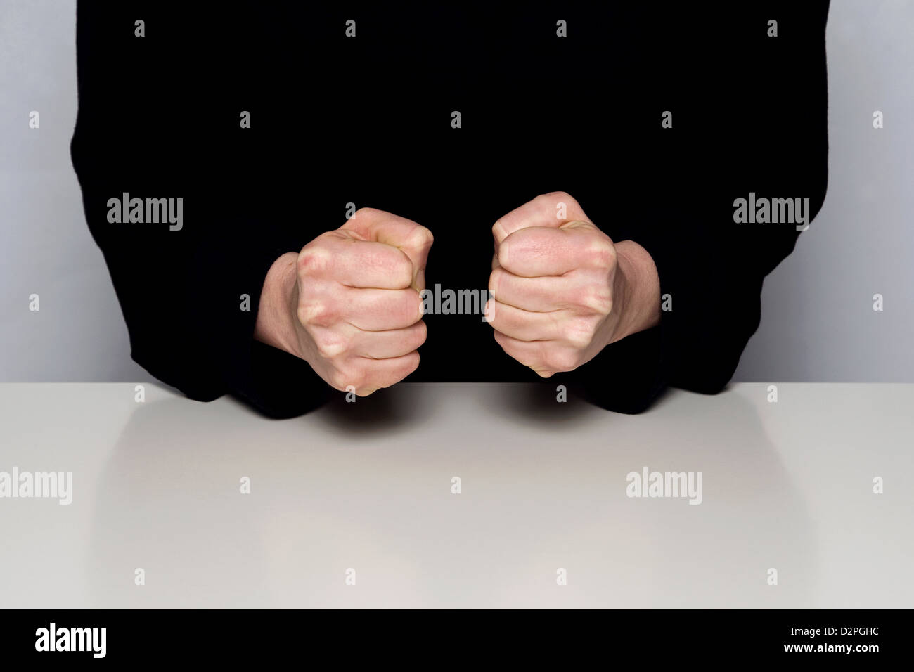 Berlin, Germany, clench hands into fists Stock Photo - Alamy