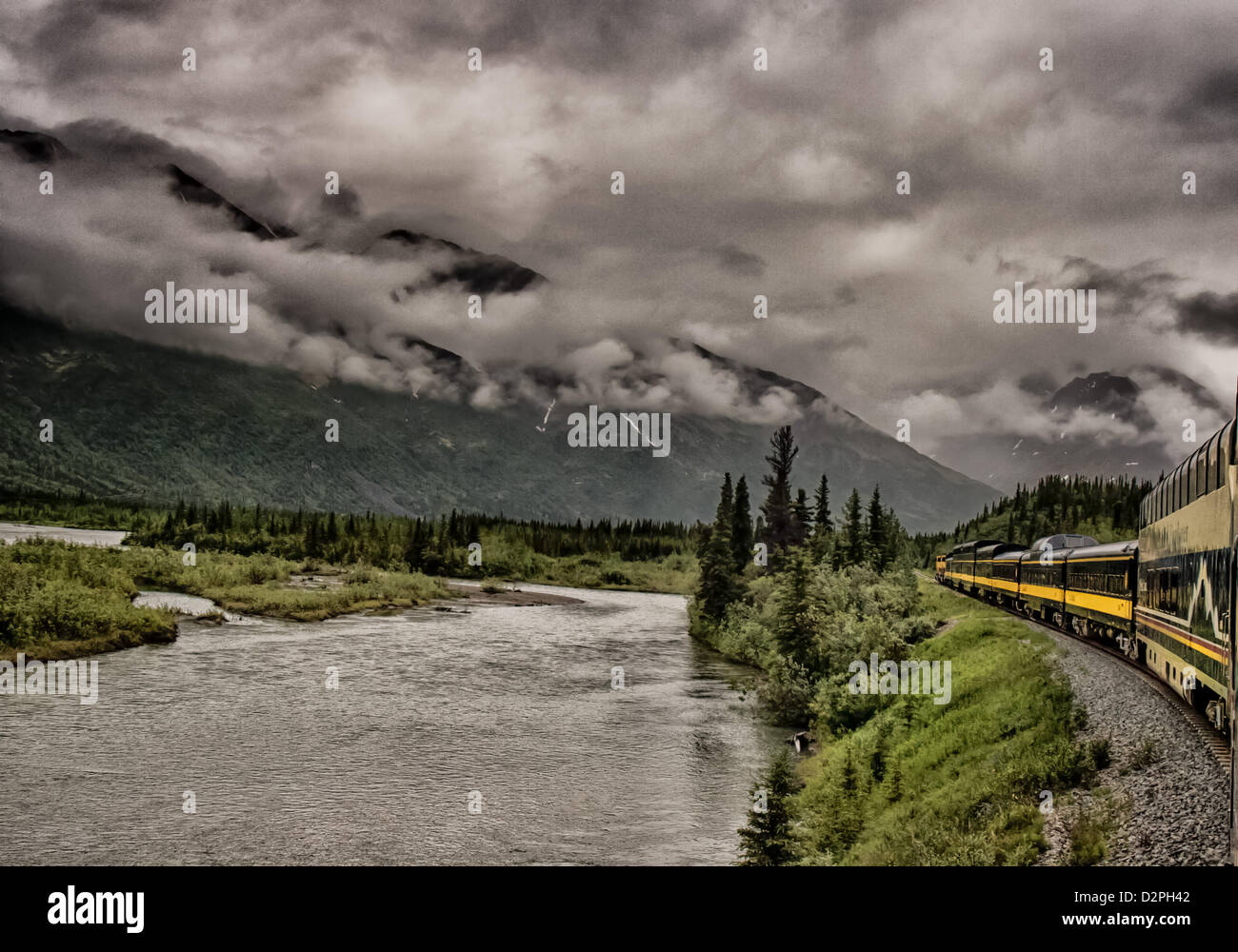 Mckinley explorer train hi-res stock photography and images - Alamy