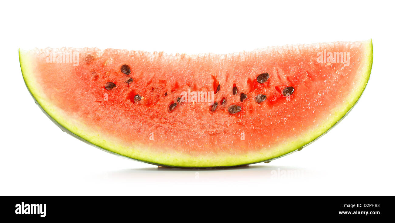 fresh slice of watermelon isolated on white Stock Photo - Alamy