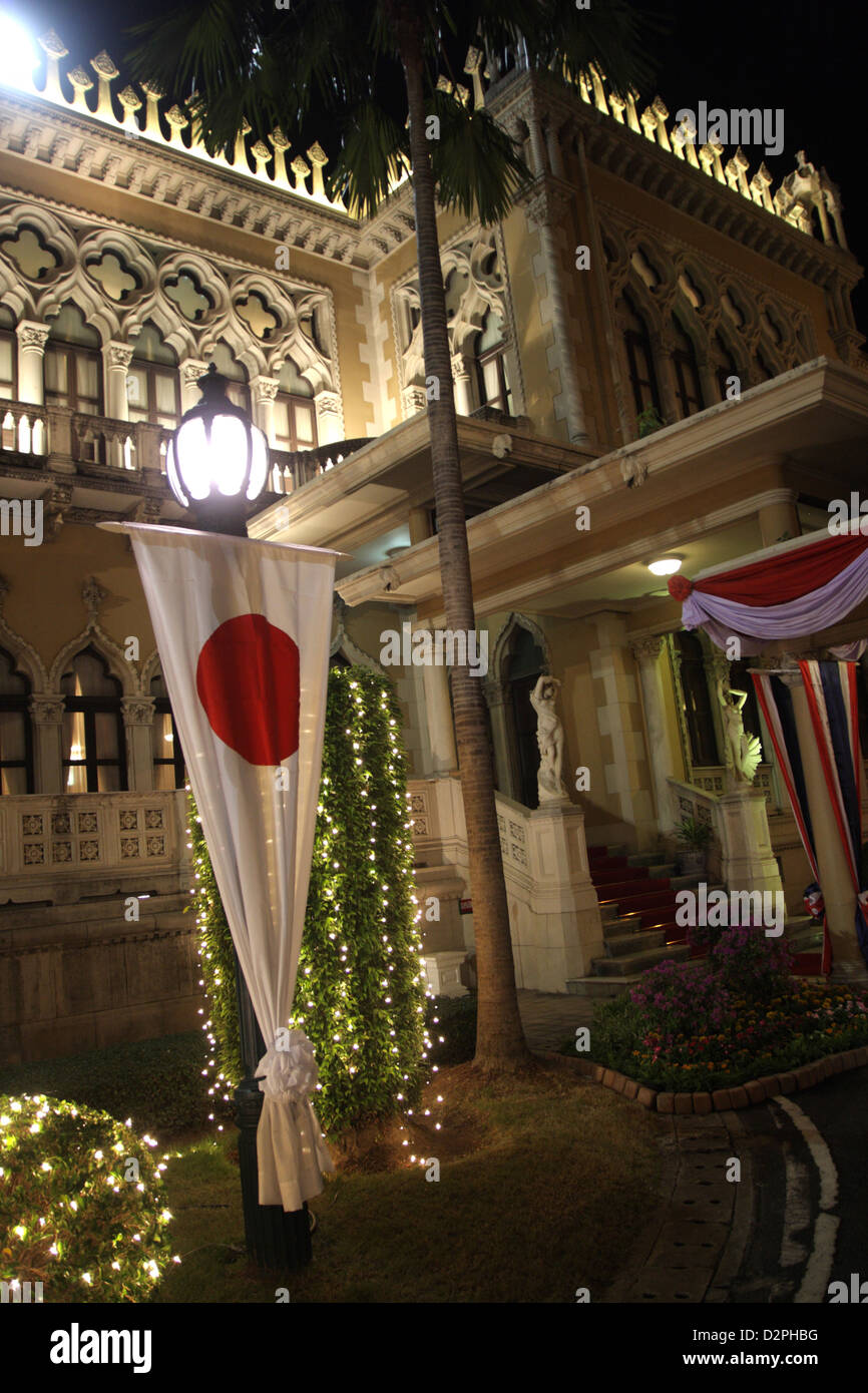 Thai government house at night , Bangkok , Thailand Stock Photo - Alamy