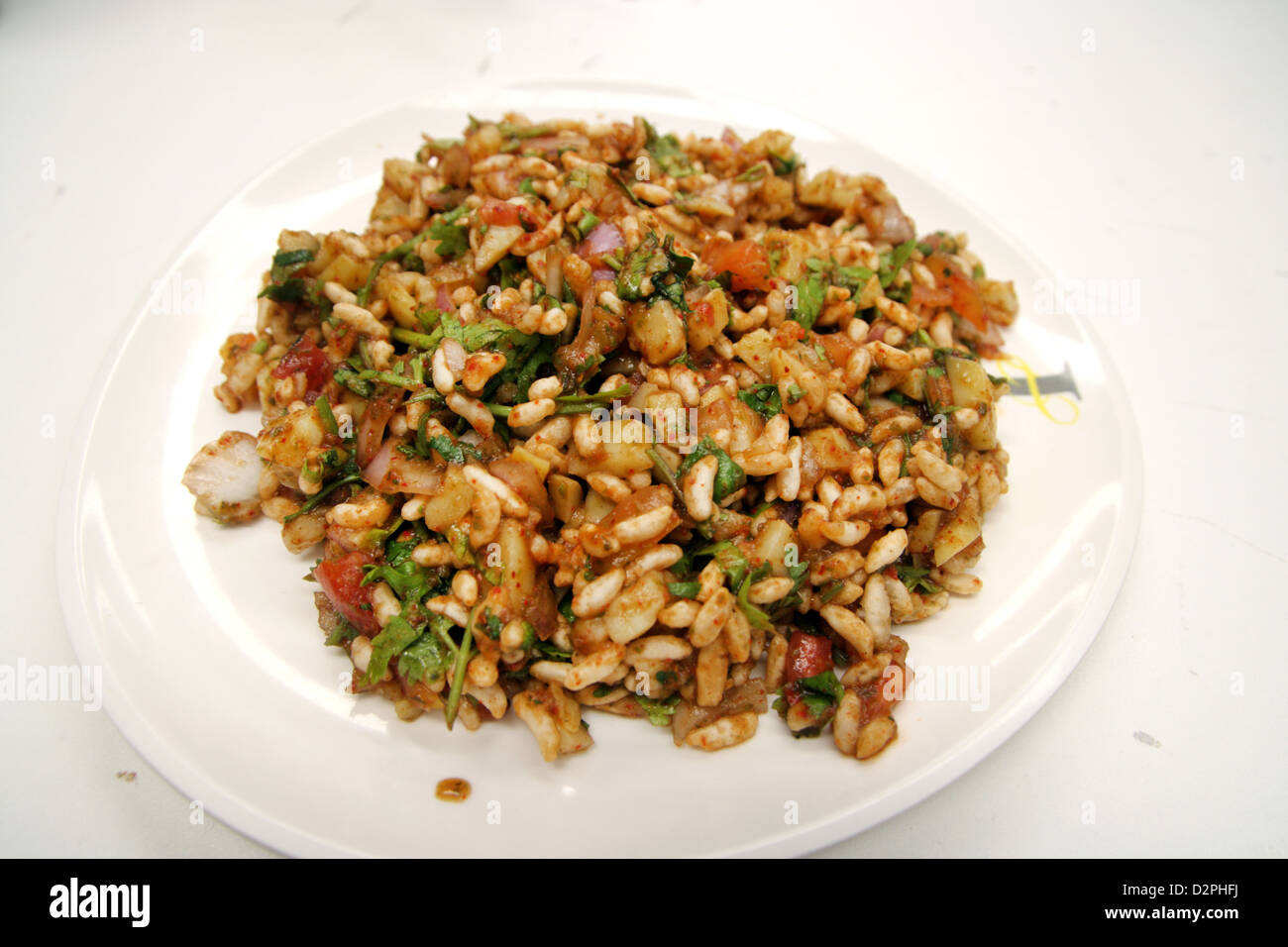 Indian spicy puffed rice , Karam Borugulu Stock Photo - Alamy