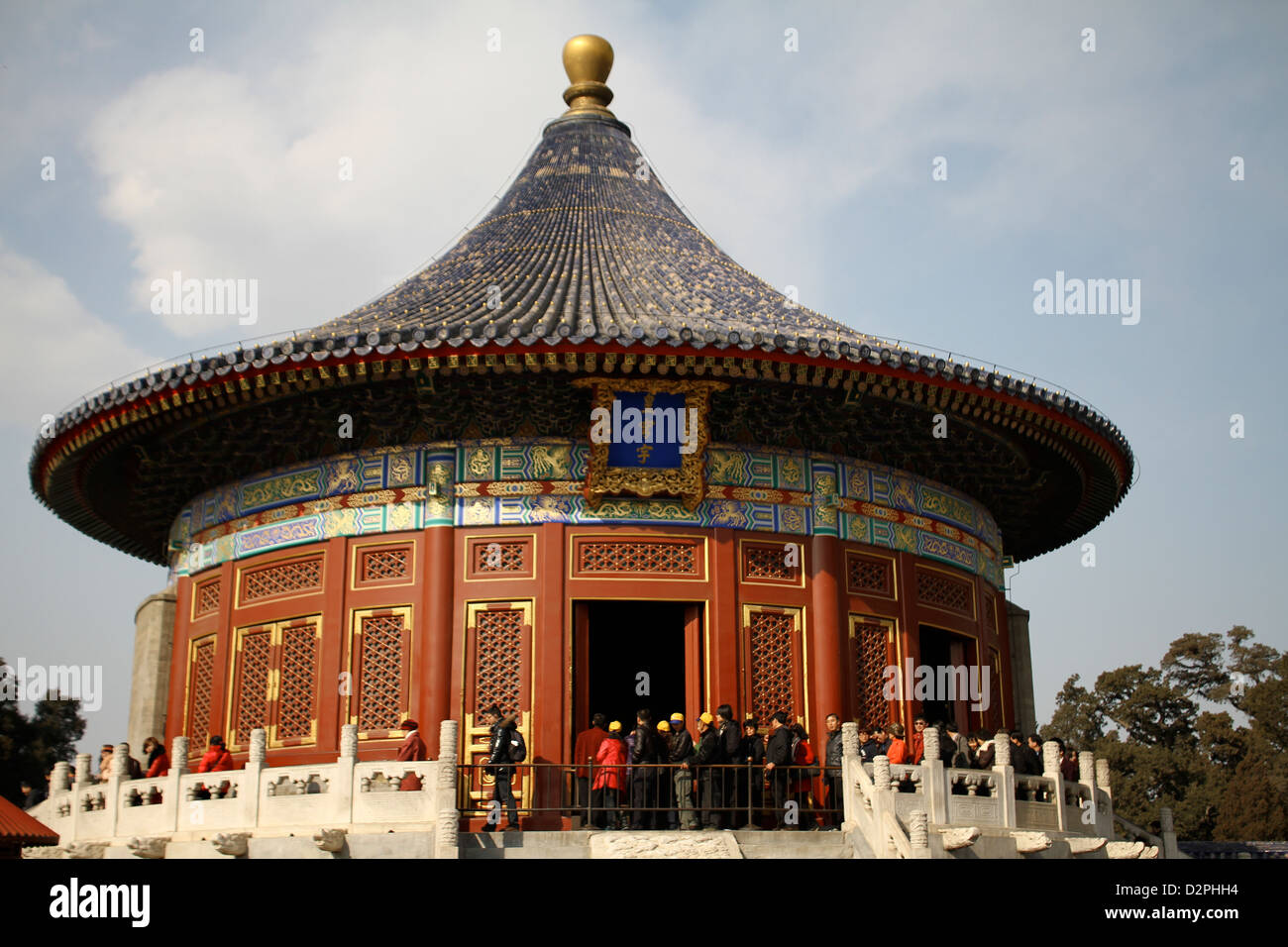 Temple of Heaven complex in Beijing, China visited by tourists Stock ...