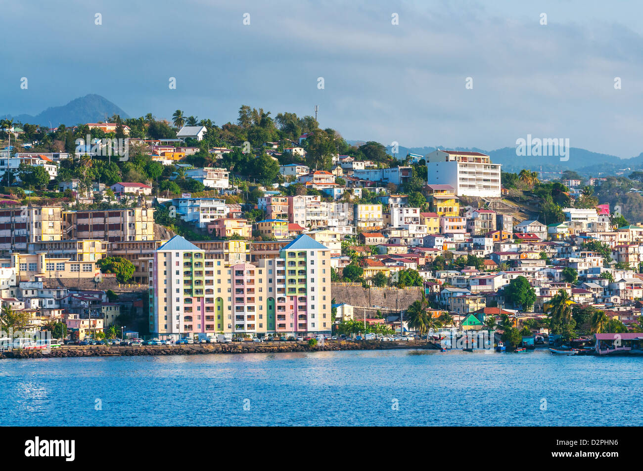 Martinique Fort de France caribbean Stock Photo - Alamy