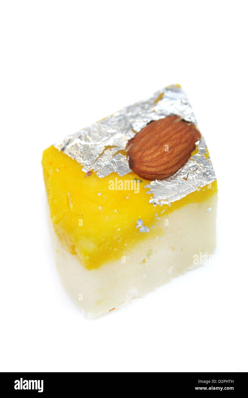 Indian sweet , Burfi Stock Photo - Alamy