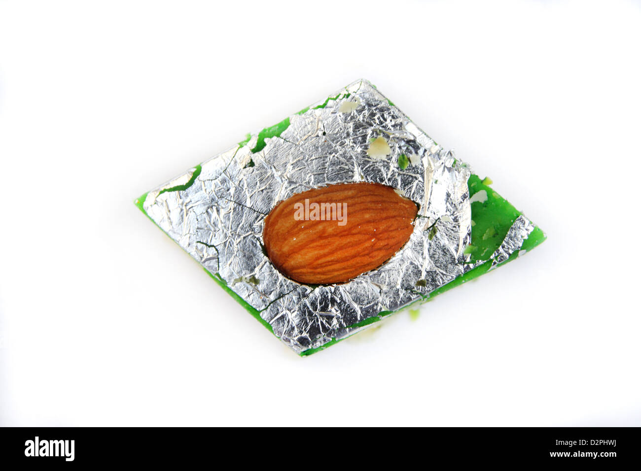 Indian sweet , Pista Burfi Stock Photo - Alamy