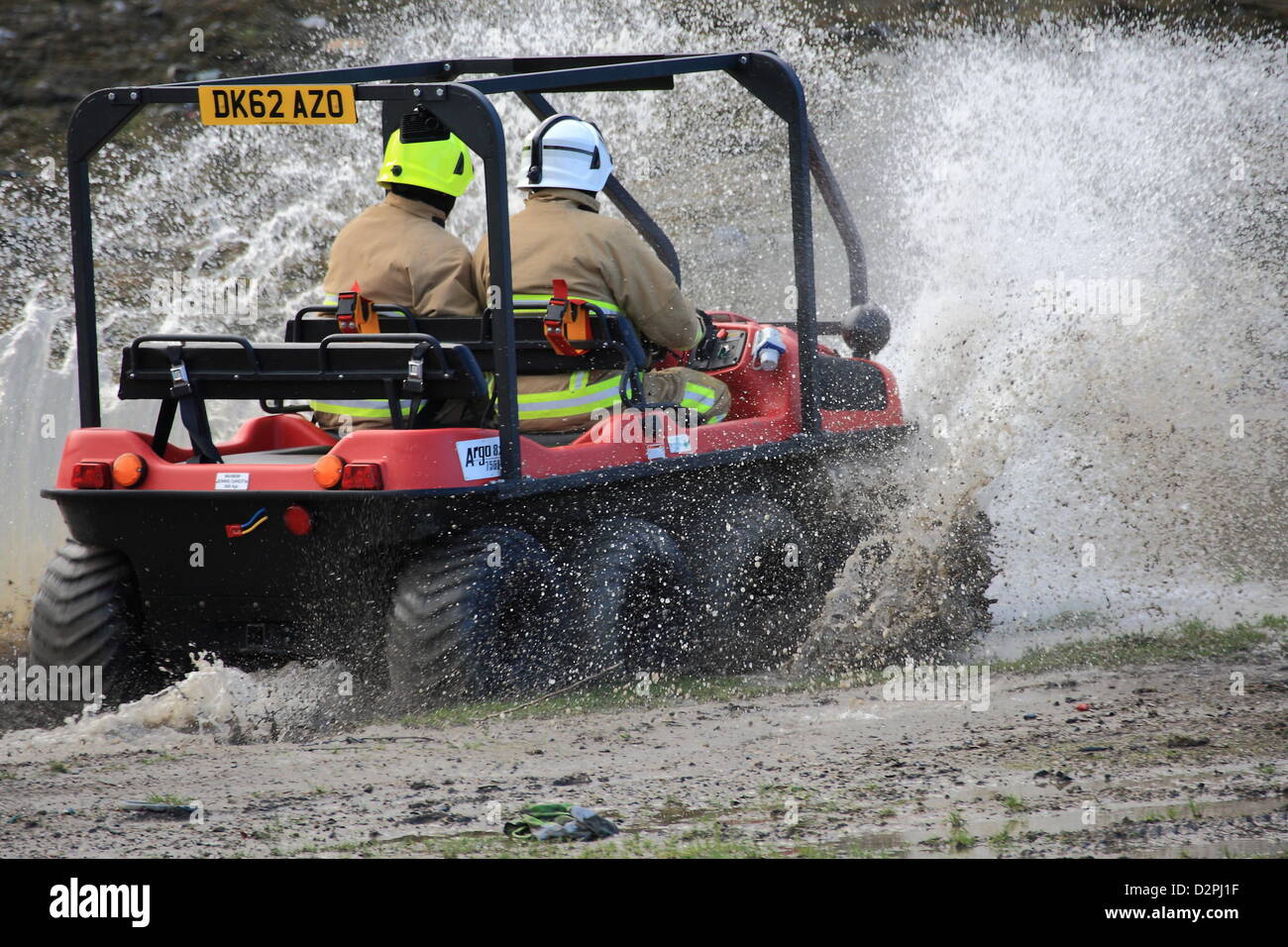 Kent, UK. 30th January 2013. Innovative firefighting equipment is being ...